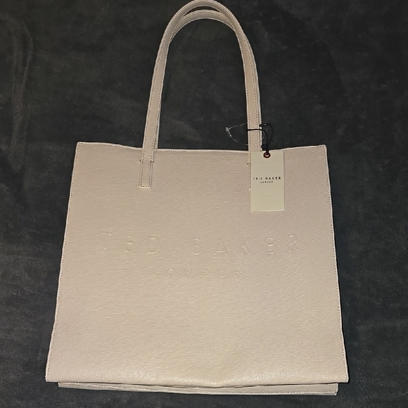 Ted Baker | Bags | Ted Baker Cream Tote Bag | Poshmark